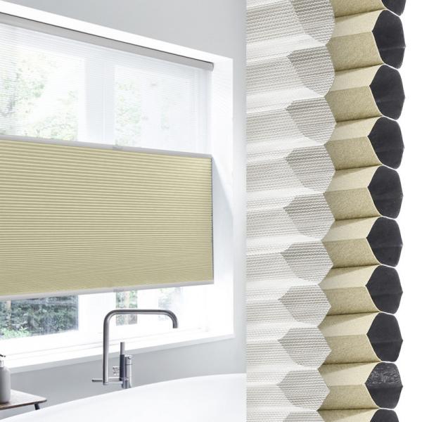 Quality Transform Your Space Textured Honeycomb Blinds for a Tactile and Sensory for sale