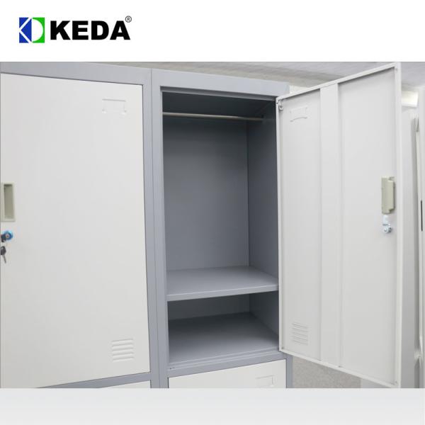 Quality BSCI 1850mm Height Metal Wardrobe Cabinet for sale