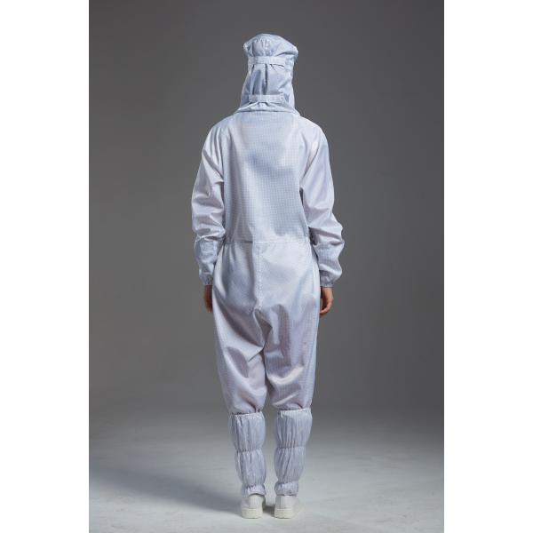 Quality Class1000 Hooded Anti Static Overalls For Optical Production Workshop for sale