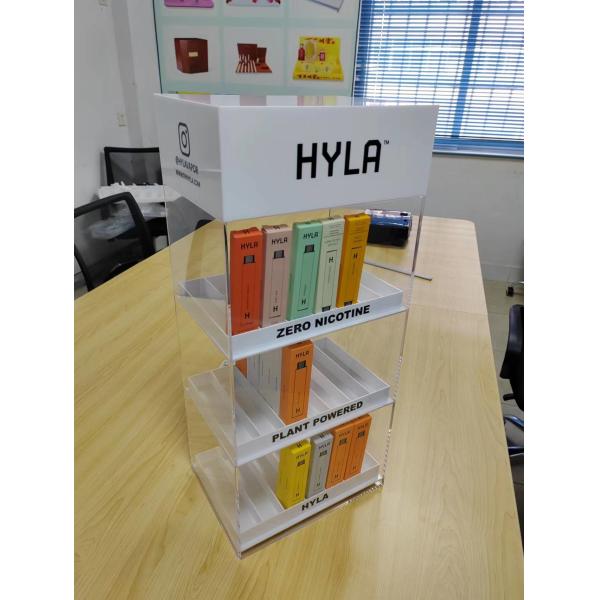 Quality Customized Essential Oil Display Stand Acrylic Countertop Display Rack With for sale