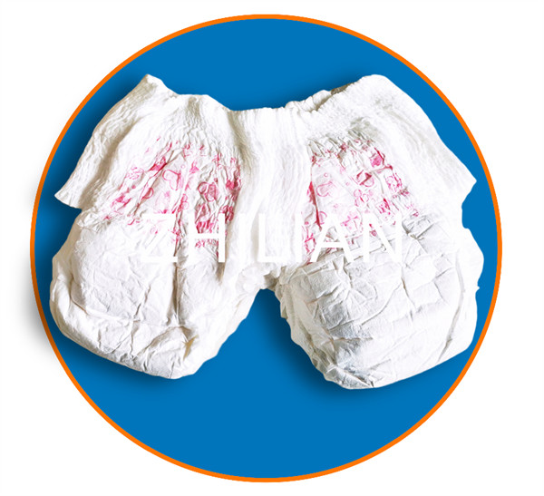 Quality 3pcs Type Pull Up Diaper Machine 650pcs/min Baby Traning Pants Machine for sale