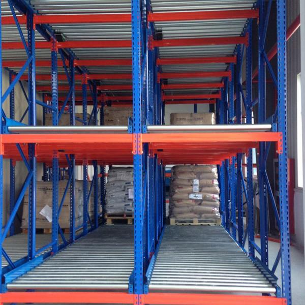 Quality High Density Live Pallet Flow Racking System With Brake / Speed Regulating for sale