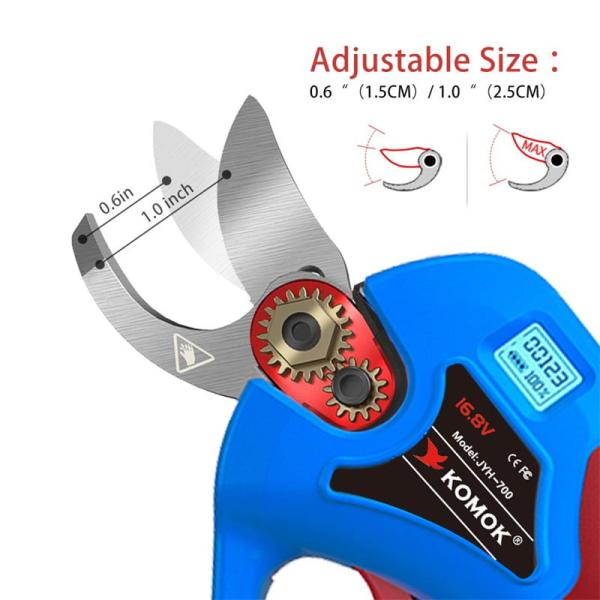 Quality Cordless Electric Shears For Pruning Trees 2000mAh Battery Power for sale