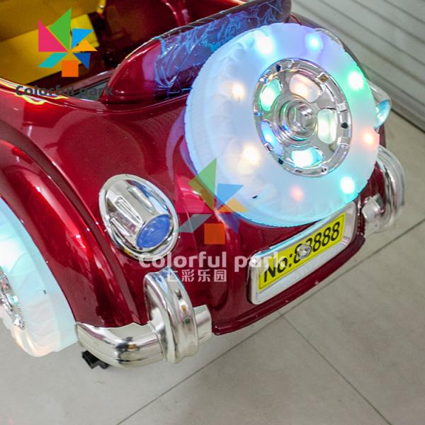 Quality 3D Video Games Kid Arcade Machine , Portable Kiddie Ride Car With LED Lights for sale