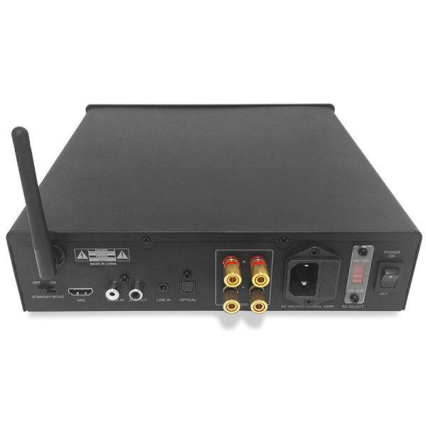 Quality Solid 2 Channel Bluetooth Amplifier Class D HiFi Home Stereo Audio Power for sale