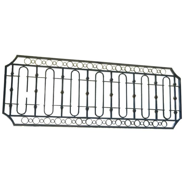 Quality Stair Black Aluminum Railing Slat Balustrade Satin Finish And Mirror Polishing for sale