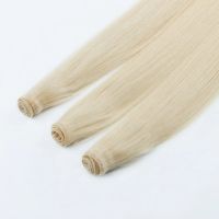 Quality Genius Weft Upgrade Handtied Weft Soft and Thin Dark Color Hair Extension No for sale