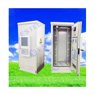 Quality 23U ESTEL Weatherproof Telecom Enclosure With Air Conditioner for sale