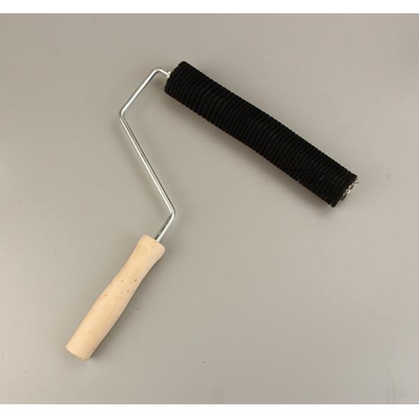 Quality FRP Lamination Rubber Roller With Wooden Handle for sale