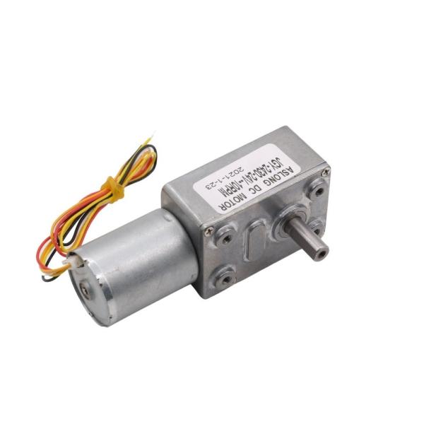 Quality 100rpm 12V 24V Worm BLDC Brushless DC Gear Motor With Encoder for sale