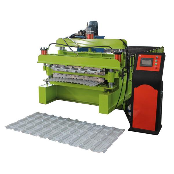 Quality Ibr Roof 0.8mm Sheet Roll Forming Machine Double Deck Full Automatic for sale