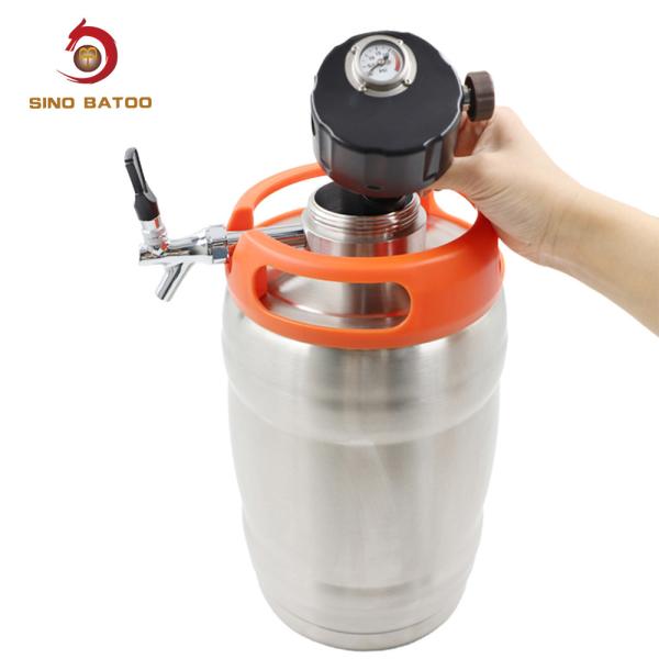 Quality 1.3 Gallon Keep Cool Full Set CO2 Beer Dispenser Tap Kit System for sale