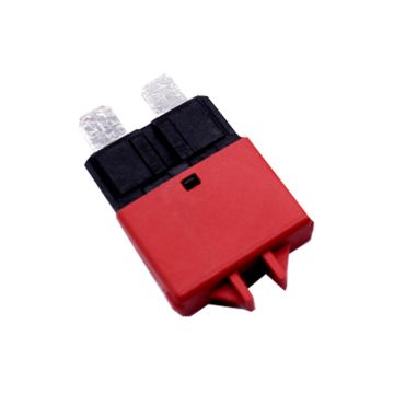 Quality E39 10Amp DC 28V 10A Plug In Circuit Breaker Manual Reset With Push Button for sale