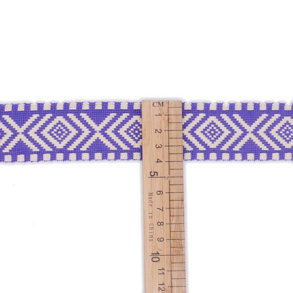 Quality Home Textile 4cm Polyester Jacquard Ribbon Trim for sale