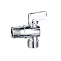 Quality OEM 3/4 Inch Brass Angle Valve Threaded Sand Blast / Nickel Plated for sale