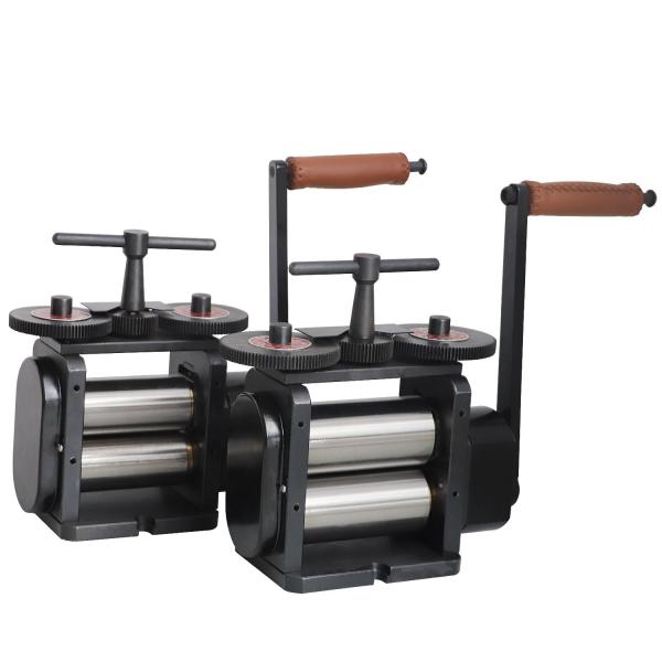 Quality 110/130mm Manual Jewellery Rolling Machine Adjustable Press Thickness for sale