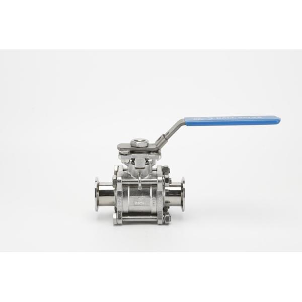Quality SS316L Sanitary ISO Vacuum Fittings , Stainless Steel 3PC Ball Valve for sale