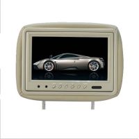 Quality SD Advertising DVD Screens For Car Headrests , HD Headrest Monitor DC 12V for sale