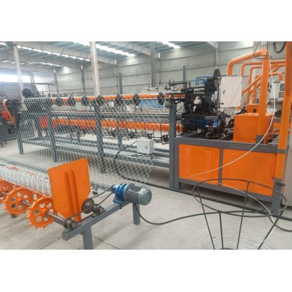 Quality Plc Single Wire Chain Link Fence Machine Galvanized Automatic for sale