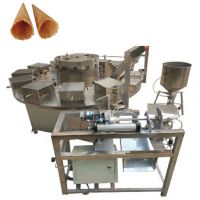 Quality Gas Heating Waffle Cone Production Line for sale