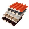 china Nano Sheet 3D Insulated Slat Wood Indoor Interior PVC Decorate WPC Wall Panel