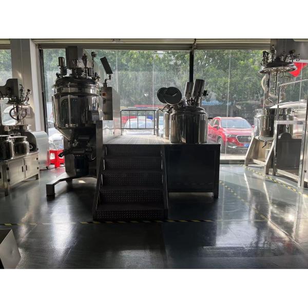 Quality 5000L Shampoo Cosmetic Emulsifier Mixer Machine Multipurpose 3000R/Min for sale