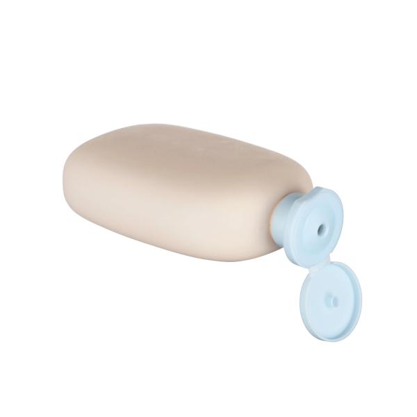 Quality Matte Luxury Lotion Bottles Beige Empty Plastic Lotion Bottles 300ml for sale