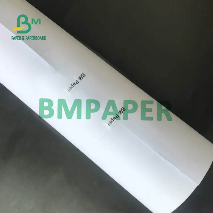 Cad Engineering Drawing Paper 80gr 20lb Thick Virgin Pulp White Roll 