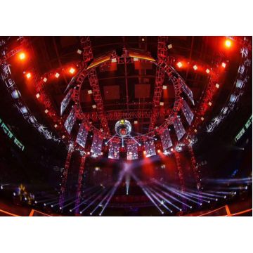 Quality 5500nit 10.4mm Transparent LED Display Aluminium Panel Multi Functional for sale