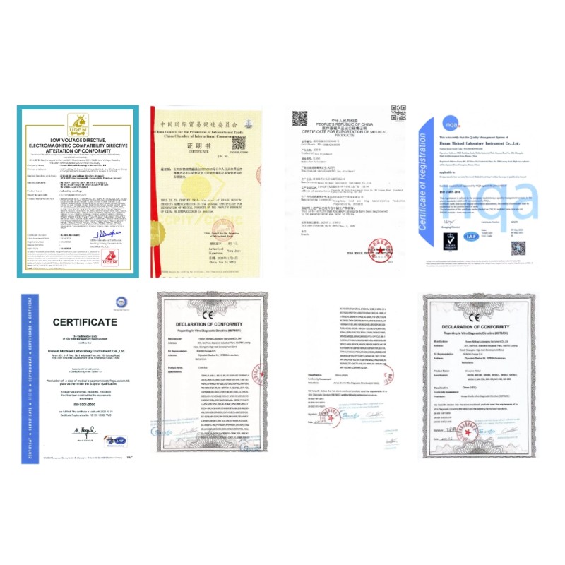 High Speed 16500rpm Refrigerated Centrifuge with "Low-Noise" Patent Certification 11