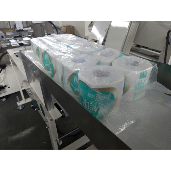 Quality Semi Automatic Medium Toilet Paper Rolls Packing Machine Easy Operation for sale