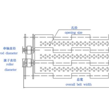 Quality Perforated 1.5mm Galvanized Plate Link Conveyor Belt for sale