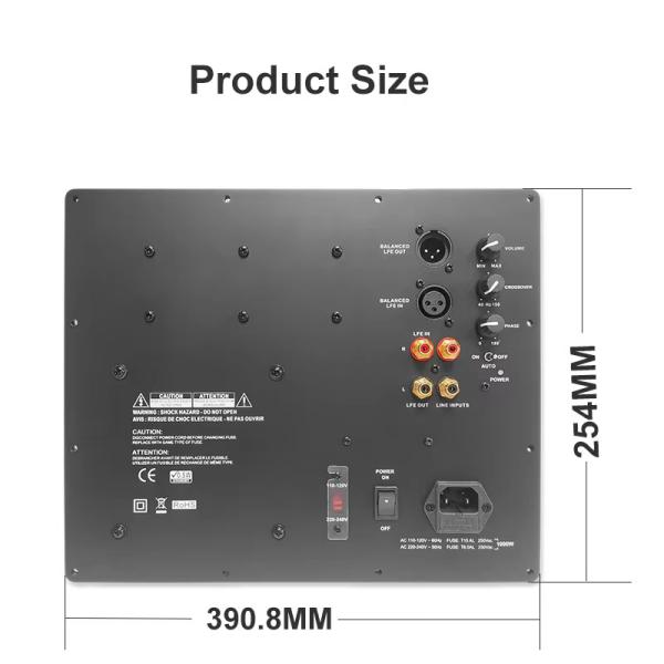 Quality High Power Class D 1000w Subwoofer Plate Amplifier With Stable Toroidal for sale