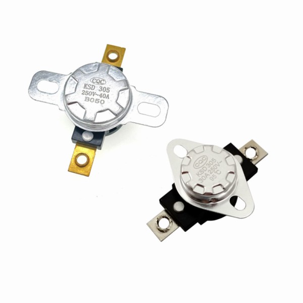 Quality KSD305 Bimetal Temperature Control Switch Thermostat 40A Single Pole Single for sale