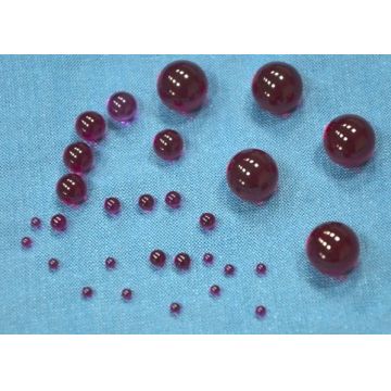 Quality Wearable Sapphire Parts , Ruby Ball With Fine Transmission Characteristics for sale
