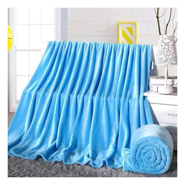 Quality Soft Printed 100% Polyester Microfiber Fleece Blanket Hotel Supplies for sale