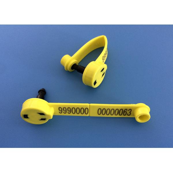 Quality Custom Sheep Ear Tags TPU Material With 300N Tension , Livestock Identification Tags for sale