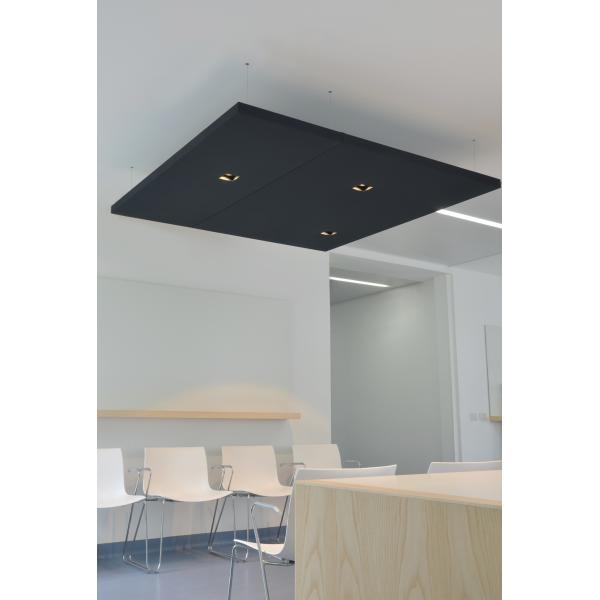 Quality High Sound Asborption Office Ceiling Tiles Cement Board Wood Wool Acoustic Panels for sale