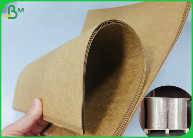 135g 170g 250g Recycled Brown Color  Kraft Paper Reel For Gift Carton Box