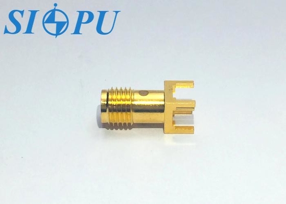 SMA Female Right Angle PCB Soldered Mount Microstrip RF Coaxial Connector