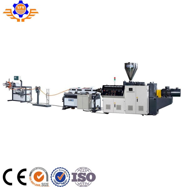 Quality Twin Screw XPM PP PPR PE PVC Corrugated Pipe Making Machine Production Line for sale