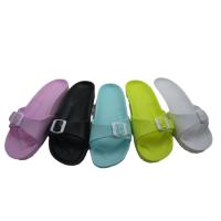 Quality Soft Colorful Slip On Eva One Band Slide Sandals for sale