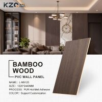 Quality Indoor Decorative PVC Wood Grain Wall Panels Multiple Colors Can Be Customized for sale