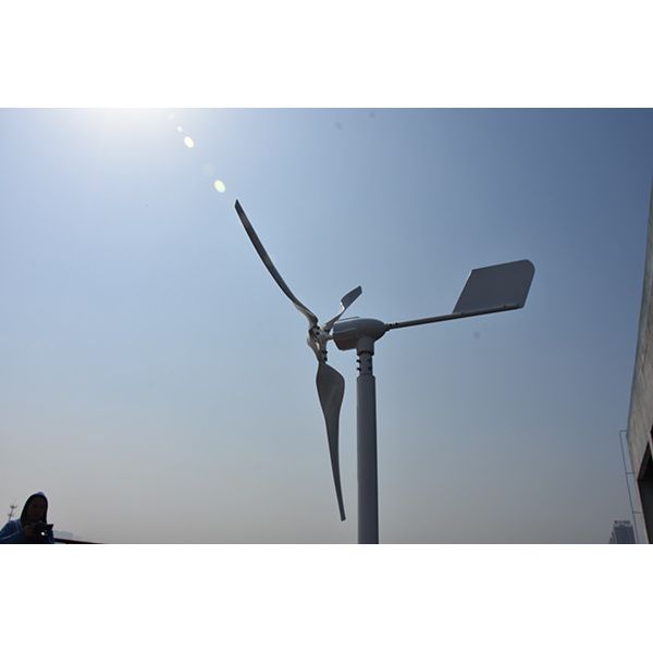 Quality Renewable Energy Small Horizontal Wind Turbine 24Volt 800W 1kW Horizontal Axis Wind Turbine for sale
