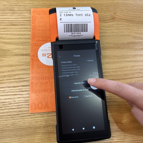 Quality GPS Multi Languages Handheld Payment Terminal With Integrated 2D Scanner for sale