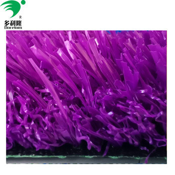 Quality Colorful Artificial Grass Turf in Red Yellow Purple Blue and Pink with 16800 for sale