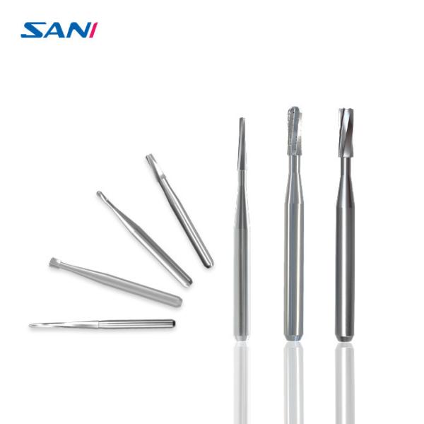Quality Handhold Straight Fissure Dental Carbide Burs Smooth Surface for sale
