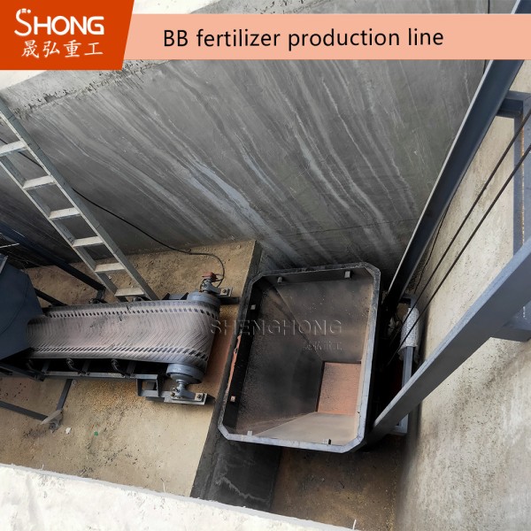 Quality Carbon Steel BB Fertilizer Production Line with 15-20t/h Capacity and High Granulating Rate for sale