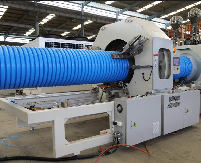 Quality High Speed Double Layer Plastic HDPE Corrugated Tube Production Line Forming for sale