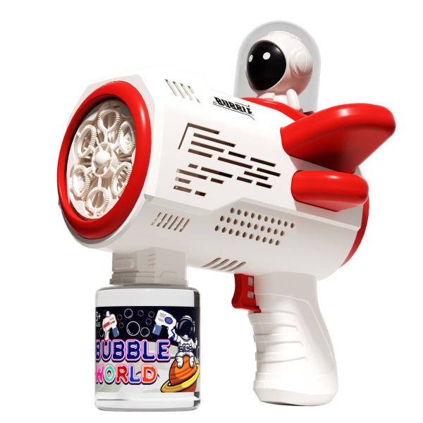 Quality Fully Automatic Bubble Gun with 6-Hole Astronaut Design Unisex Age Range 0 to 24 Months for sale